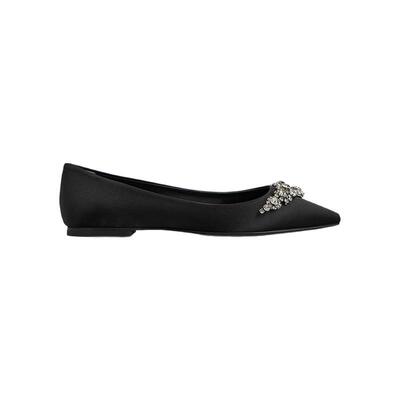 【礼物】Roger Vivier/RV女鞋Efflorescence织物饰扣芭蕾舞鞋