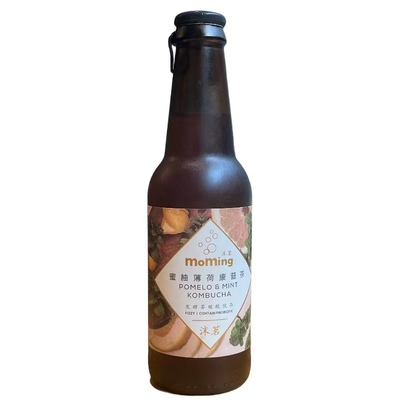 kombucha发酵茶饮沫茗低糖康普茶