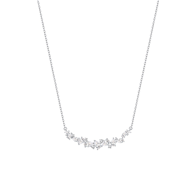 紫藤花项链纯银999女款轻奢锁骨链高级感生日送女友闺蜜礼物