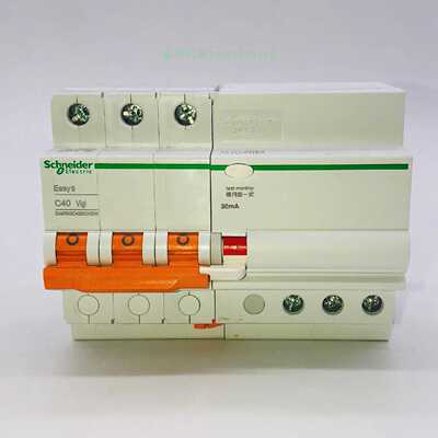 议价施耐德EA9RN3C4030CNEW漏电保护断路器 3P C40A/30mA/AC类