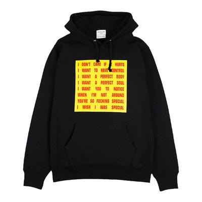 Radioead重磅加绒摇滚乐连帽卫衣