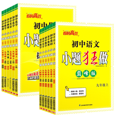 2026春初中小题狂做提优版巅峰版