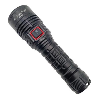 松美户外G40强光手电筒SST40 2000流明可充电18650 21700电池耐用