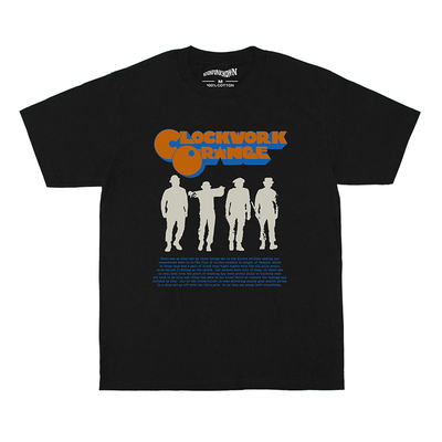 发条橙电影美式休闲短袖T恤