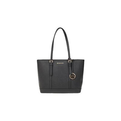 【自营】Michael Kors香港直邮 PVC印花配皮女士单肩手提托特包