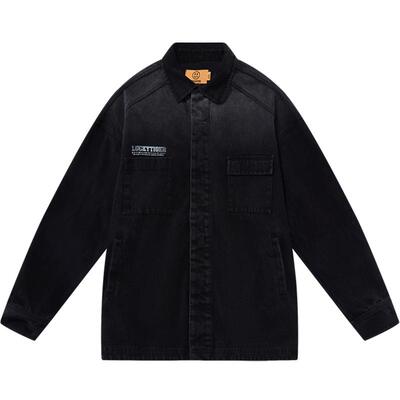 Beaster小恶魔鬼脸牛仔衬衫