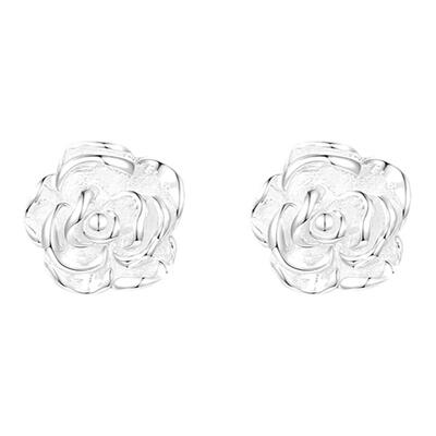 LNIEER999银针山茶花朵女耳钉