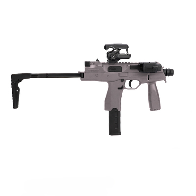 乐辉MP9尼龙电动连发声光软弹枪