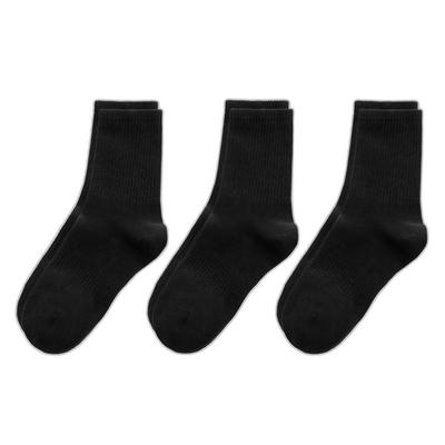 Giordano/佐丹奴男棉纯色中筒袜