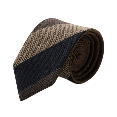 JDV商场同款咖啡色男士西装领带