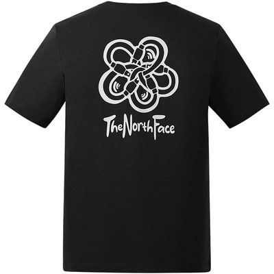 北面春夏短袖男女同款运动T恤