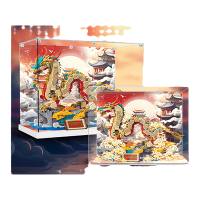 KGBOX乐高新春80112透明展示盒