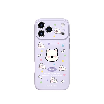 可爱西高地适用iPhone17Promax手机壳新款苹果16Pro磁吸套Bo8液态硅胶超薄ip15高级感14网红女13pm镜头全包
