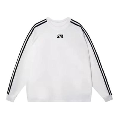 STA基础织带长袖t恤美式复古