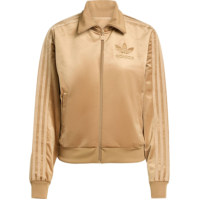 Adidas/阿迪达斯正品三叶草女士运动复古丝绒外套JY2591