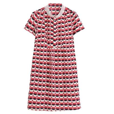 厂家直发休闲娃娃领宽松连衣裙