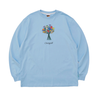 Battles花束长袖T恤印花