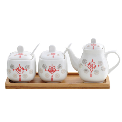 厨房用品饭馆餐厅陶瓷酱油壶酱醋