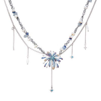 SUMIYAKI烟火星辰流苏串珠项链