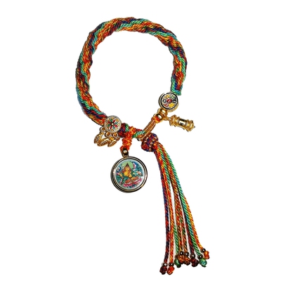 五台太岁本命年生肖编织五彩绳