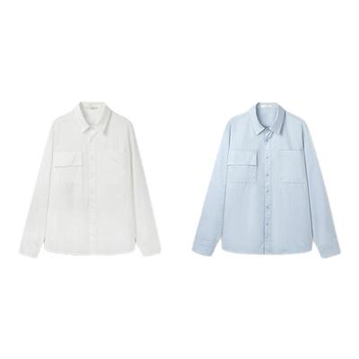 RESIMPLE简单点衬衫男基础款宽松百搭外套女春季新款上衣25年0588