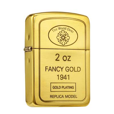 zippo打火机1941复刻金砖
