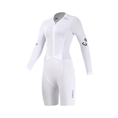 CRST纯白防晒连体骑行服