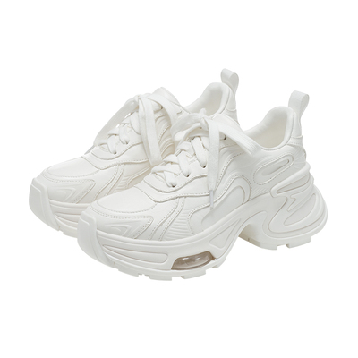 【秦岚宋轶同款】VITTORIOVENTURA薇薇燃 牛皮增高厚底老爹鞋