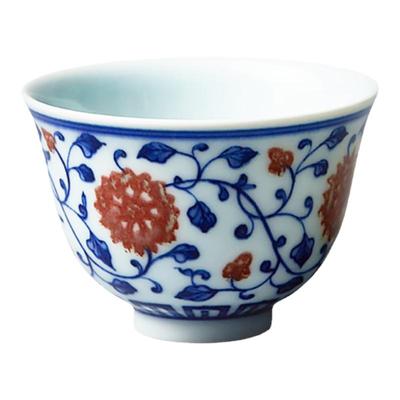 青花釉里红主人杯高档个人专用