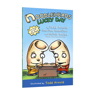 英文原版Noodleheads Lucky Day #5 通粉的幸运日 8-12岁儿童英语课外阅读幽默搞笑趣味全彩漫画章节书Fly Guy苍蝇小子同作者