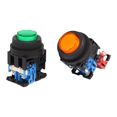 富士凸头带灯复位AR30EOL按钮