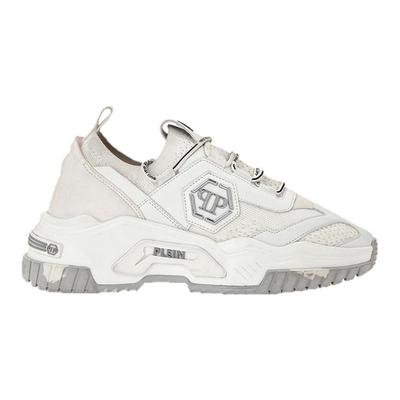 PHILIPP PLEIN 2025秋冬男女PP徽标织物休闲跑鞋运动鞋厚底增高