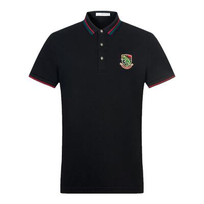 HW春夏短袖休闲款PoloT恤刺绣