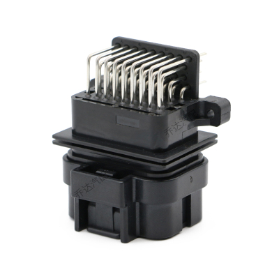 amp卡槽汽车改装插头防水连接器