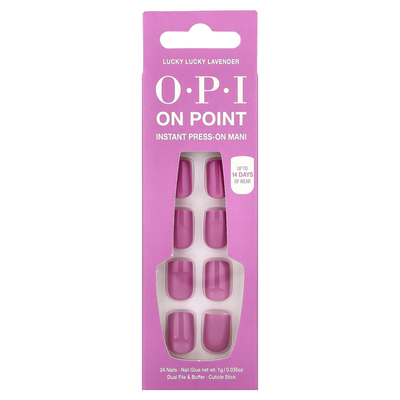 OPI,On Point, Instant Press-On Mani, Short Length, Lucky Luc