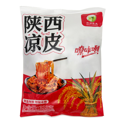 陕西凉皮开袋即食米皮面皮