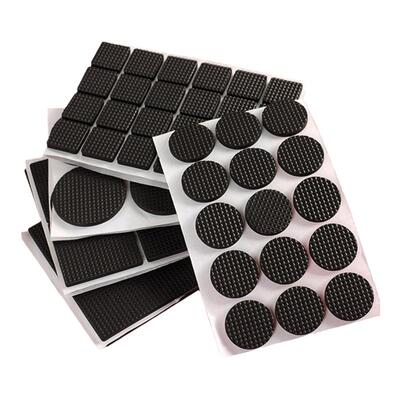 桌椅脚垫 加厚防滑网纹脚垫 家具桌椅防磨网格垫 静音耐磨保护垫