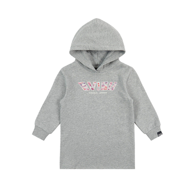 Evisu童装笔刷大M印花长版卫衣