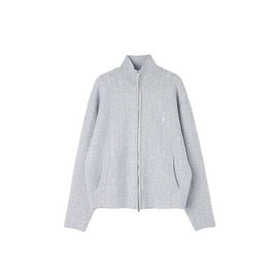 ROARINGWILD半高领双拉链毛衣