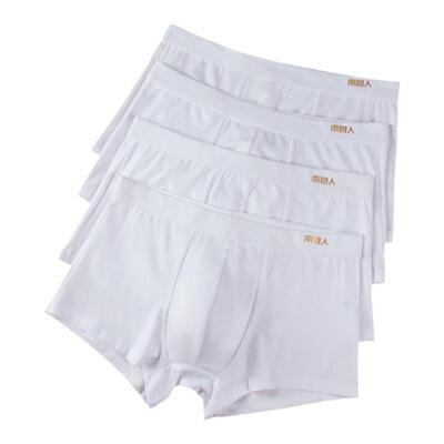 KC白色纯棉内裤纯棉短裤