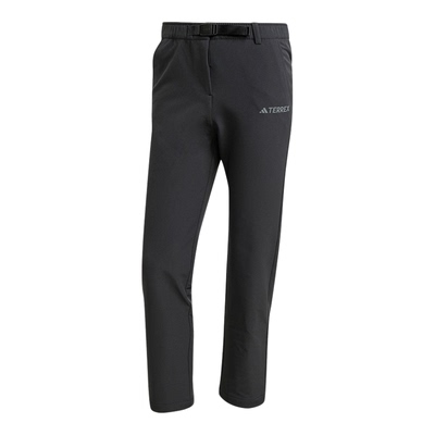 Adidas/阿迪达斯官方正品2025女士户外透湿保暖软壳运动裤JV8749
