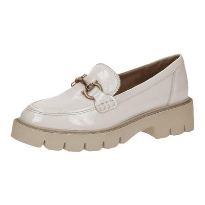 德国Caprice时尚牛皮厚底乐福鞋