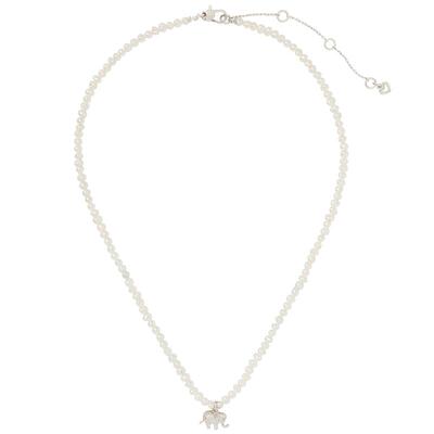 katespade大象造型吊坠项链