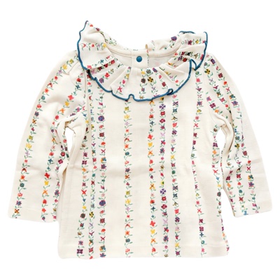 英伦MP花边领上衣A类匹马棉