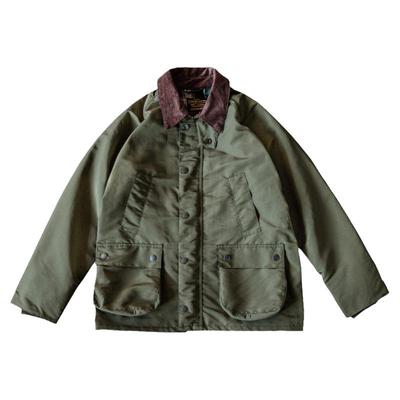 靛海翻领秋冬猎装防风复古夹克