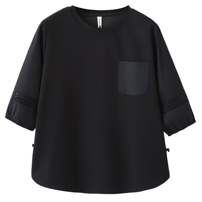 胖mm大码中袖T恤女夏季灯笼袖T恤