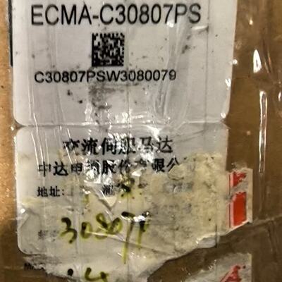 询价-台达伺服电机ECMA-C30807PS 0.75kw 380