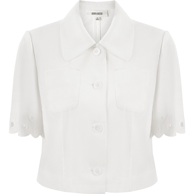 BORAAKSU天然亚麻短款外套