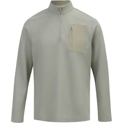 本来BENLAI男士速干立领半拉链贴袋长袖T恤2026春季新款BRM460003