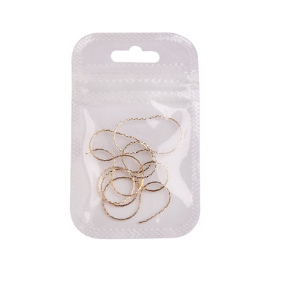 日本涩味链条金属指甲饰品